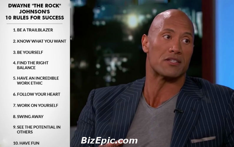 Dwayne "The Rock" Johnson's 10 Rules for Success - Biz Epic